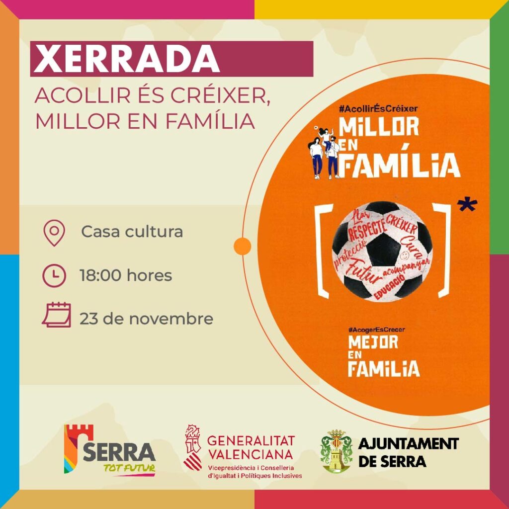 Xerrada sobre acolliment familiar - Serra